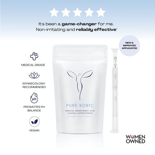 Medical Grade Boric Acid Suppositories – Pure Boric