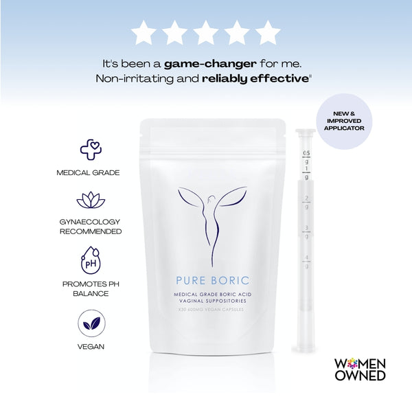 Medical Grade Boric Acid Suppositories – Pure Boric